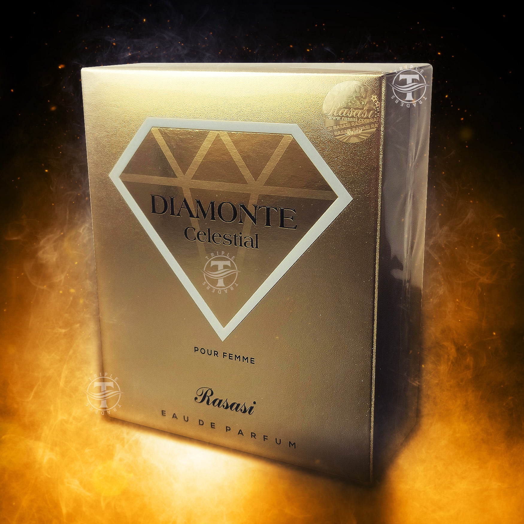 Diamonte Celestial Pour Femme Eau De Parfum by Rasasi 100ml 3.3 FL OZ ...