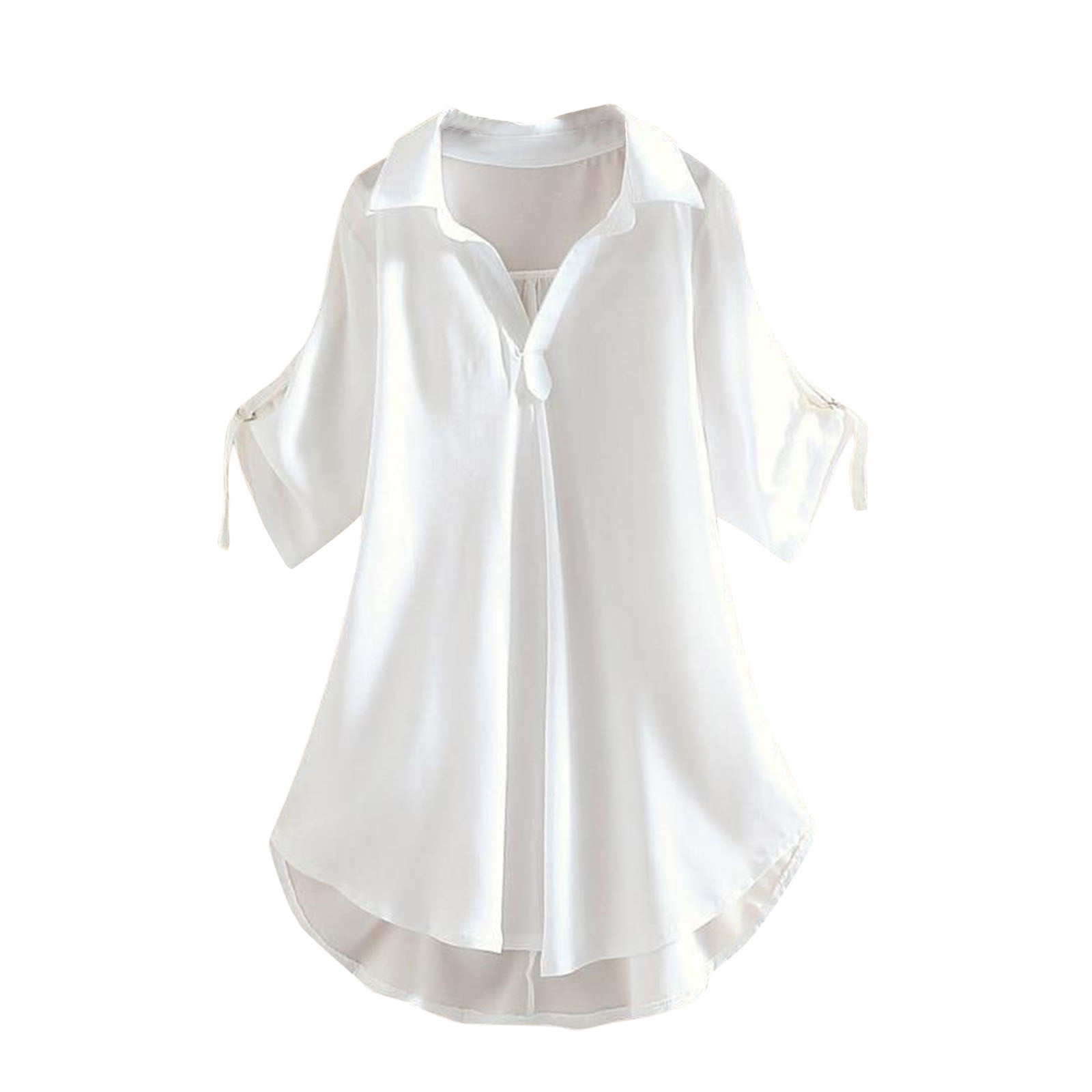 DianGeFu Plus Size Women's Summer Tees,Women's Shirt Loose Waist ...