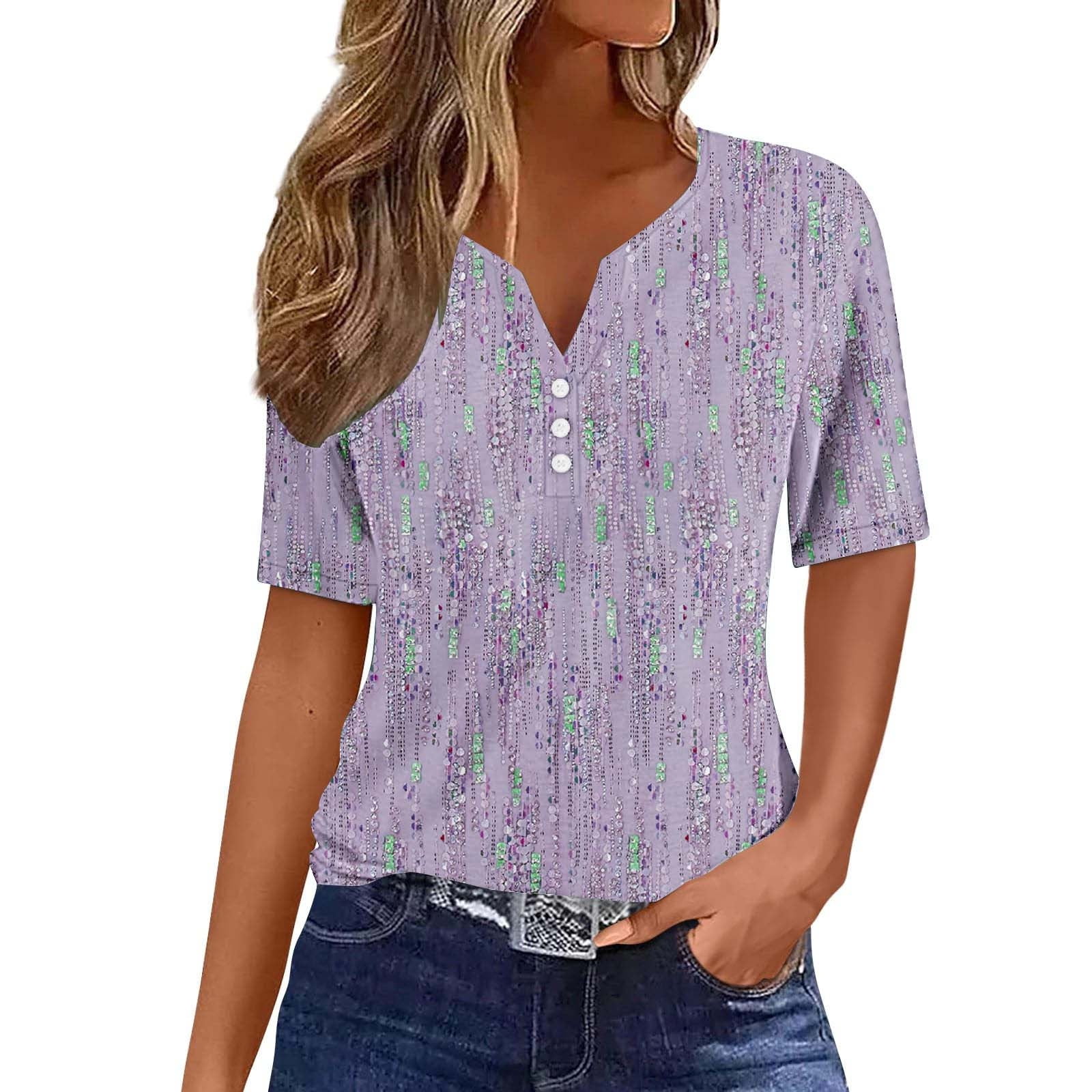 DianGeFu Womens Tops Clearance under $10 V-Neck Deals,Women's Fashion ...