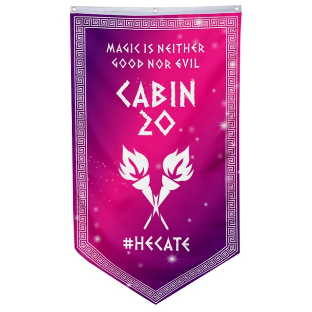 DianYu Cabin 20 Hecate banner Flag Half Blood Cabins Pennant Flag ...
