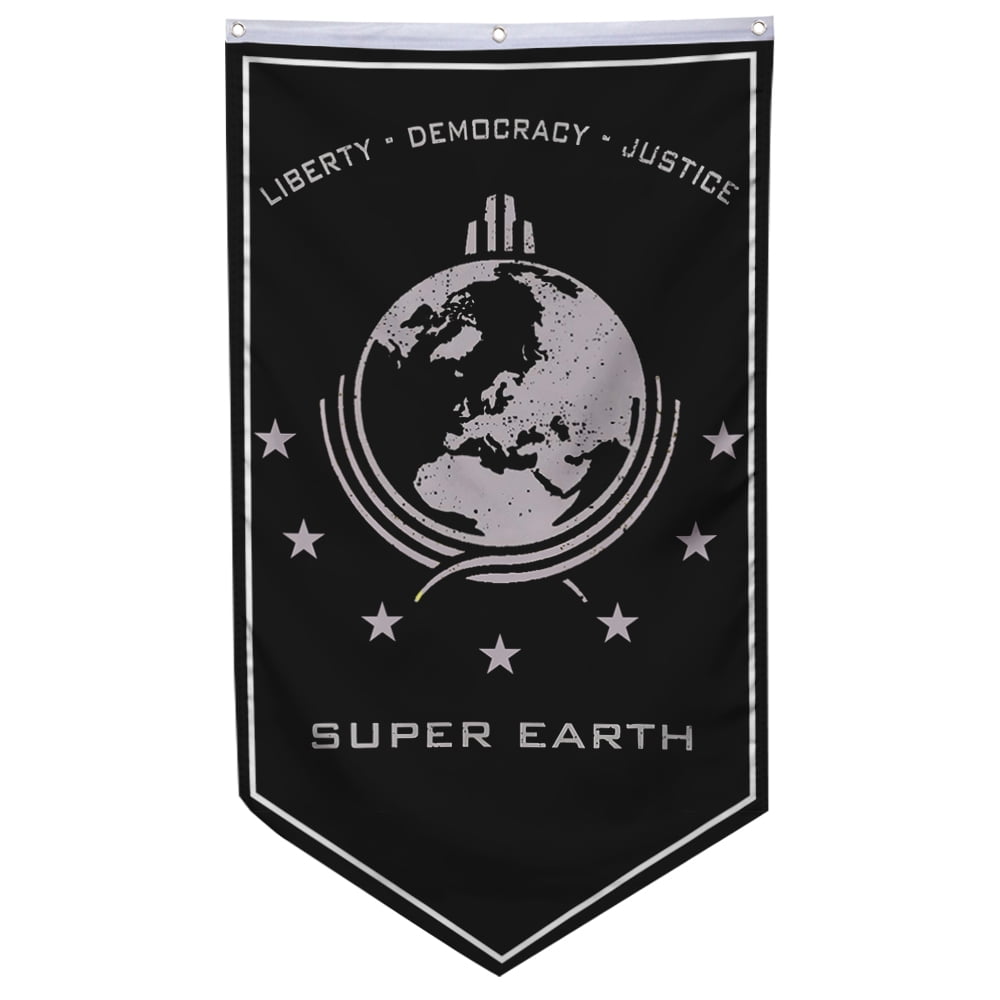 DianYu Super Earth Pennant Flag Game Black banner Flag 30x50 Inch Man ...