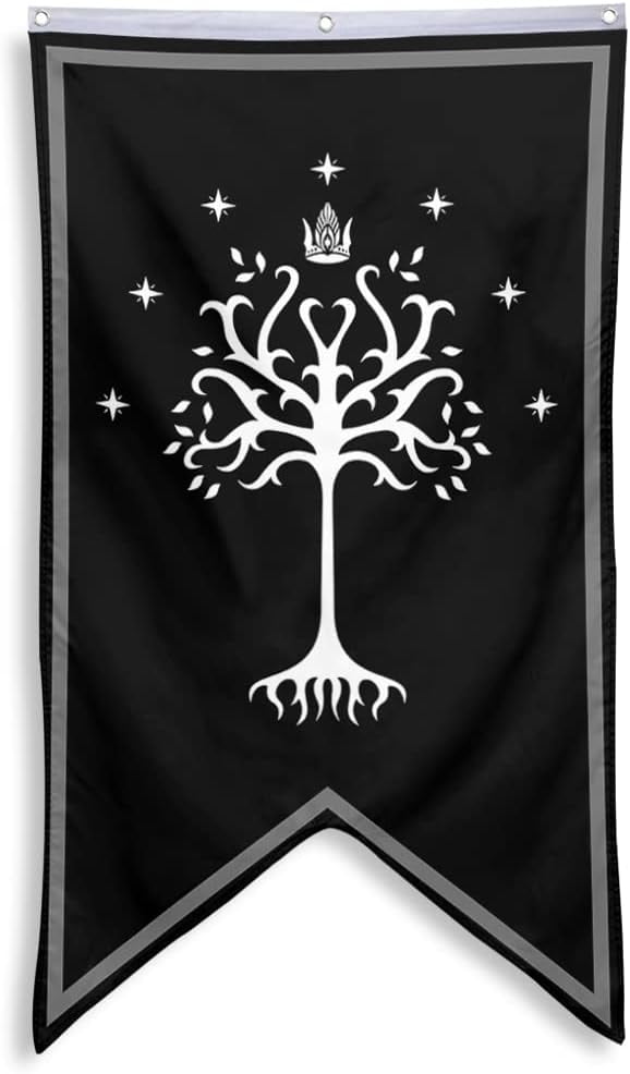 DianYu Tree of Gondor Banner Flag 30x50 Inch Man Cave Home Office Bed ...