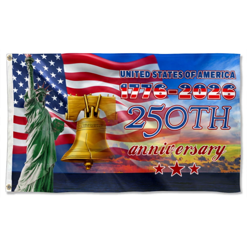 DianYu UNITED STATES OF AMERICA 1776-2026 250TH anniversary Flag Banner ...