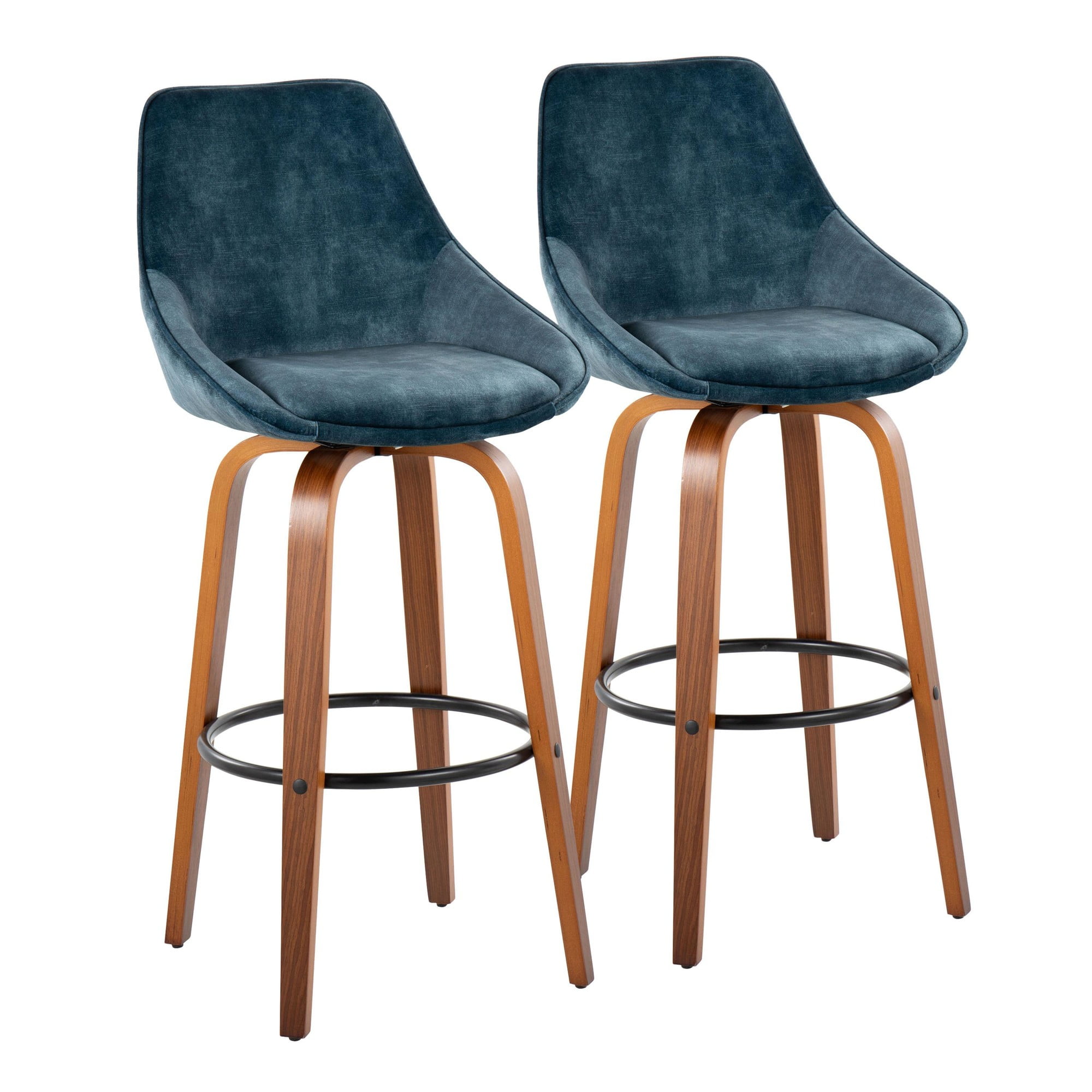 Diana 30" Fixed-Height Bar Stool, Bar Chairs, Swivel Bar Stools, Bar ...