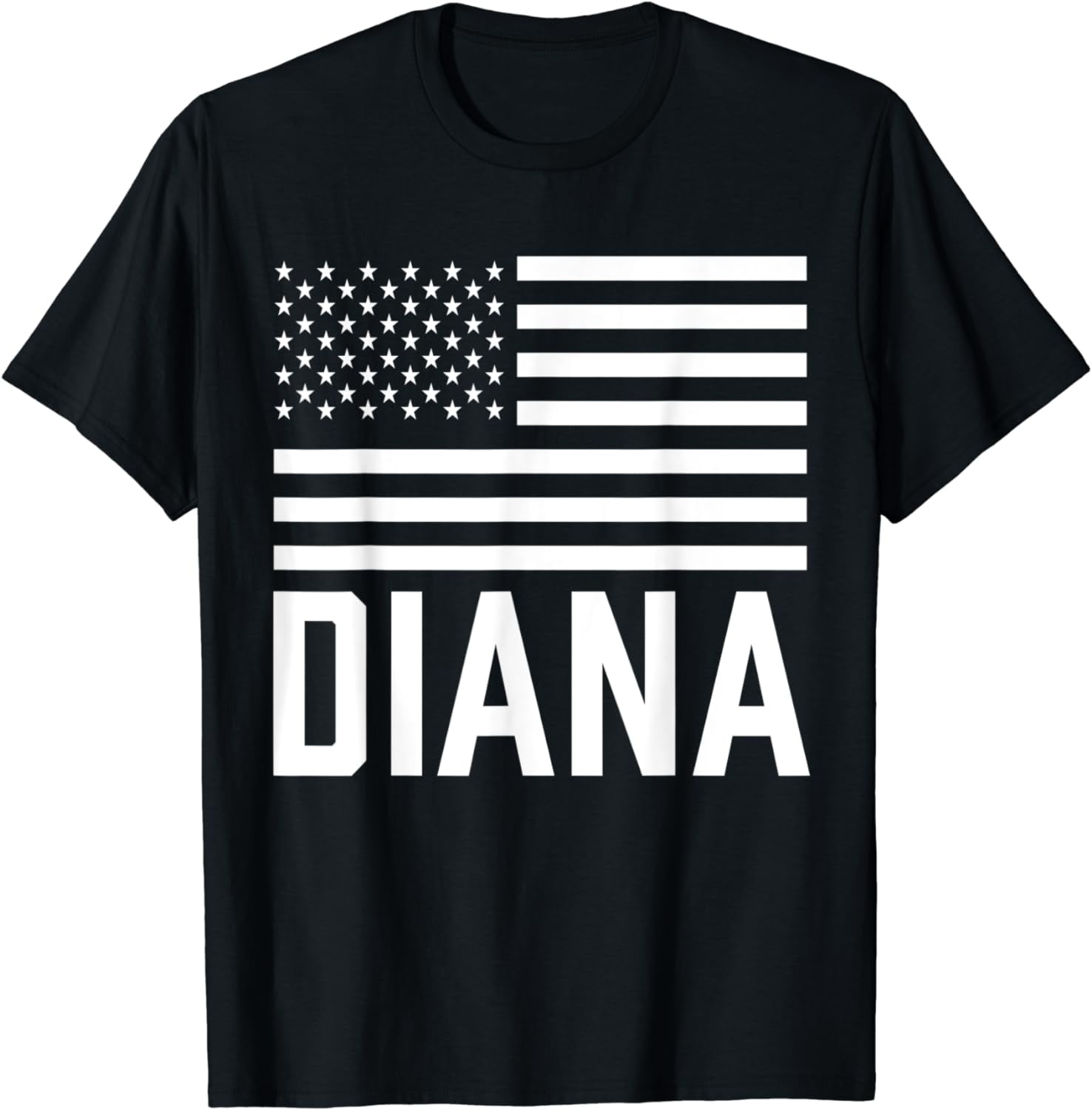 Diana Birthday Usa Personalized Name Forename T-Shirt - Walmart.com