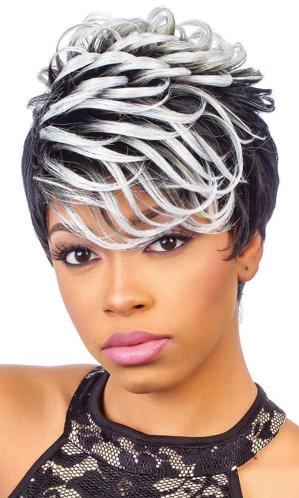 Diana Bohemian Wig Synthetic 100% Futura Short Boycut Pixie Style ...