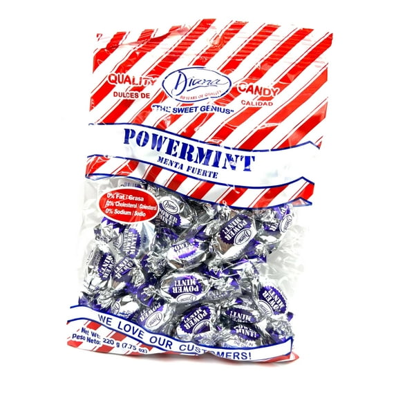 Diana Power Mint - BCF26 Powerful Breath Mints Individually Wrapped ...