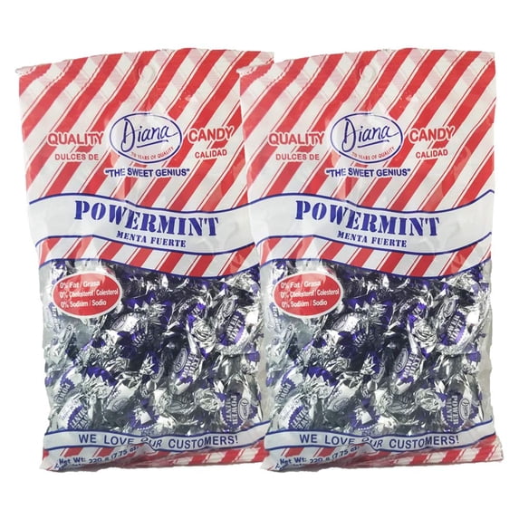 Diana Power Mint - BCF26 Powerful Breath Mints Individually Wrapped ...