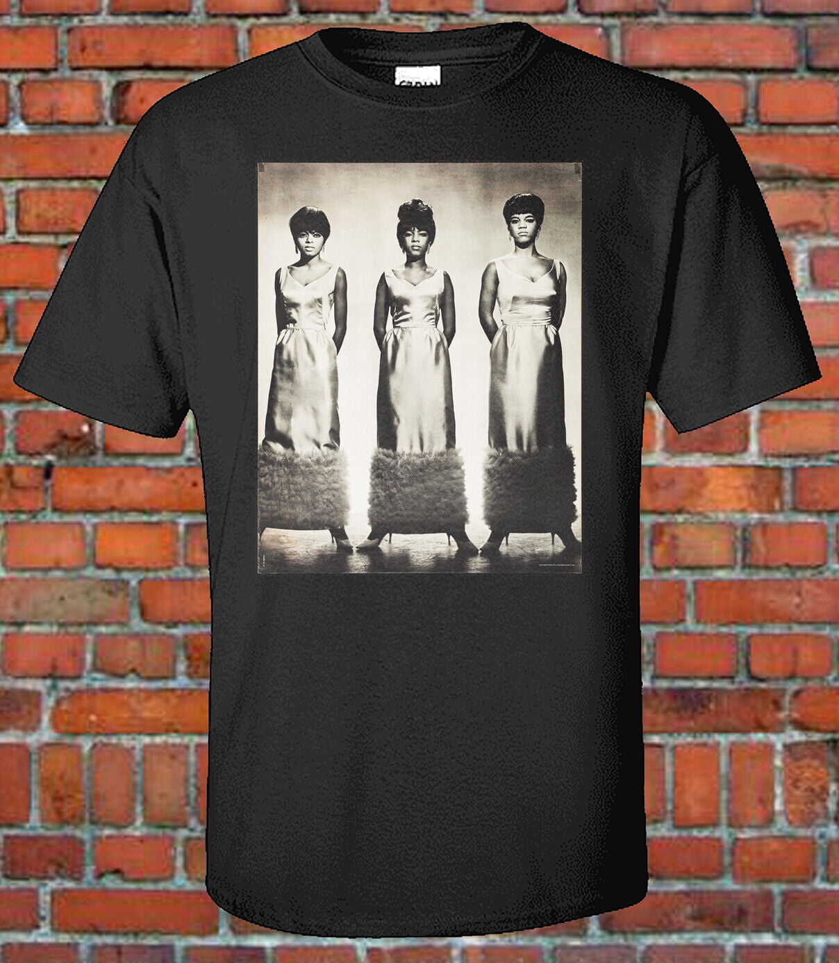 Diana Ross And The Supremes Black and White Photo T-shirt Motown R&B ...