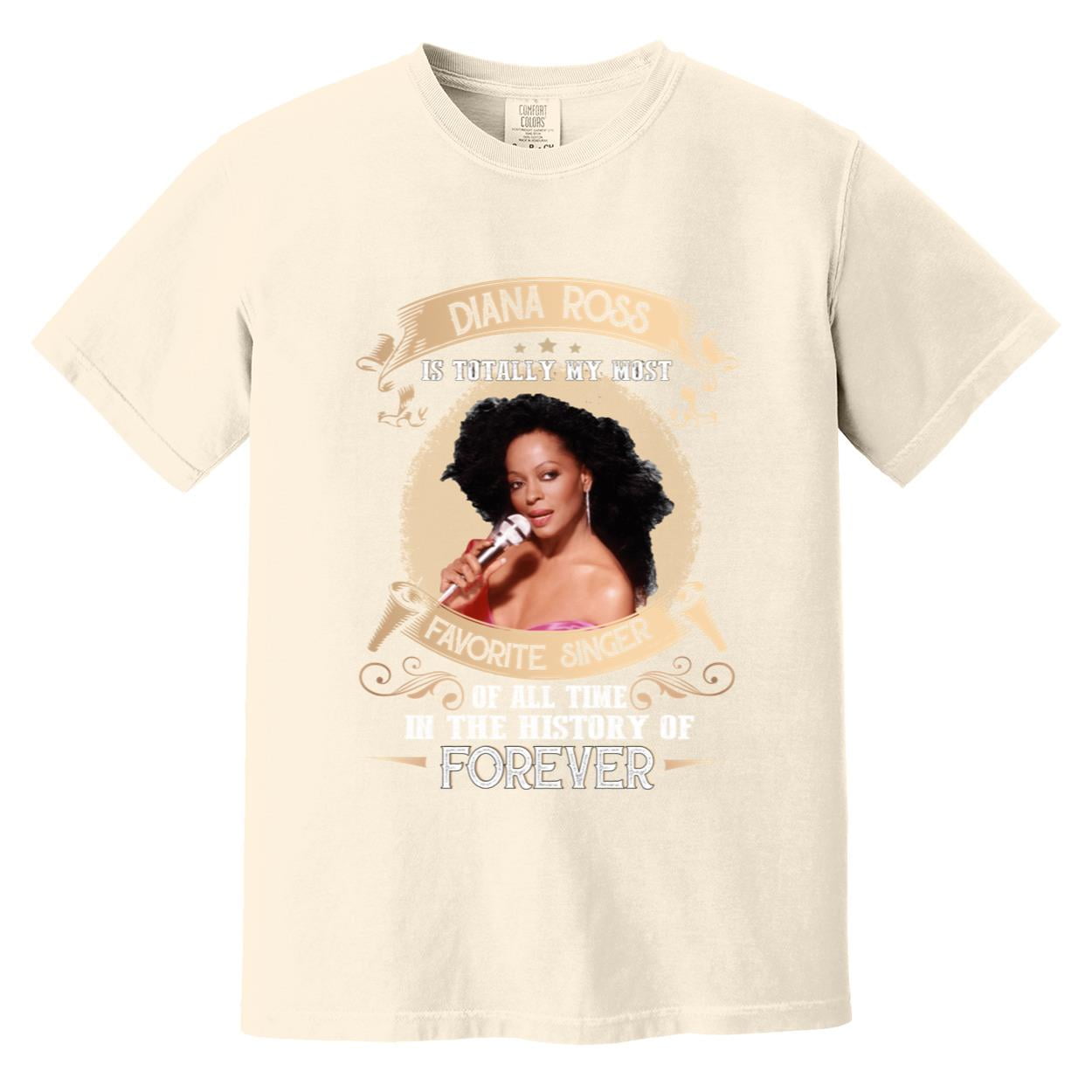 Diana Ross Quote Comfort Color T-shirt for Fans of Timeless Singer Legacy, for men & women, up ...