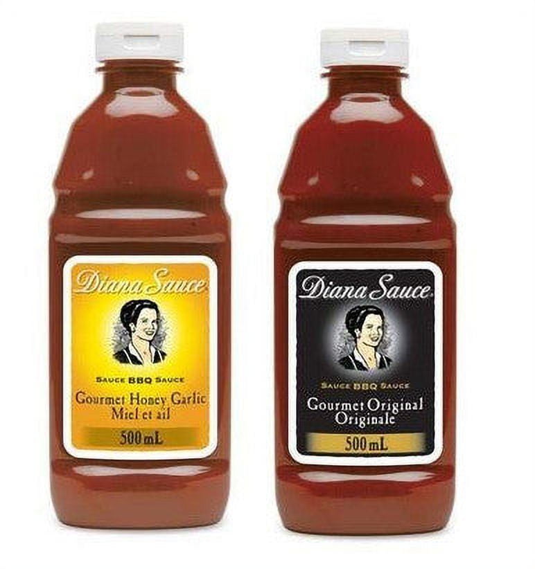 Diana Sauce 2pk - Original & Honey Garlic, 500ml/16.9oz., Savory ...
