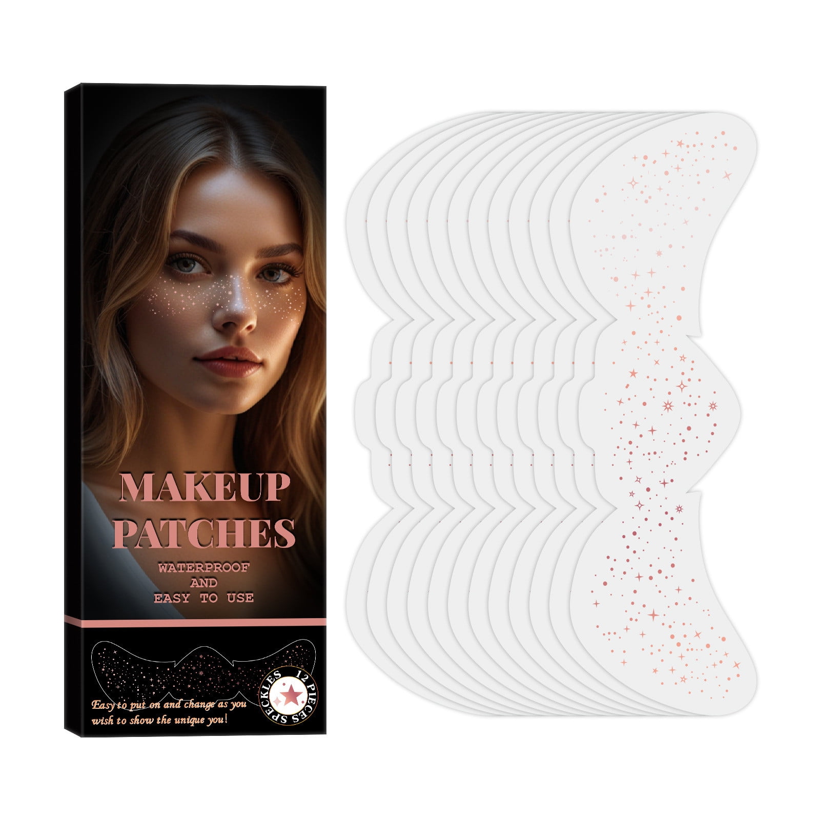 Diandenggg Glitter Face Conclusion Glitter Glitter Face Cling Wrap for ...