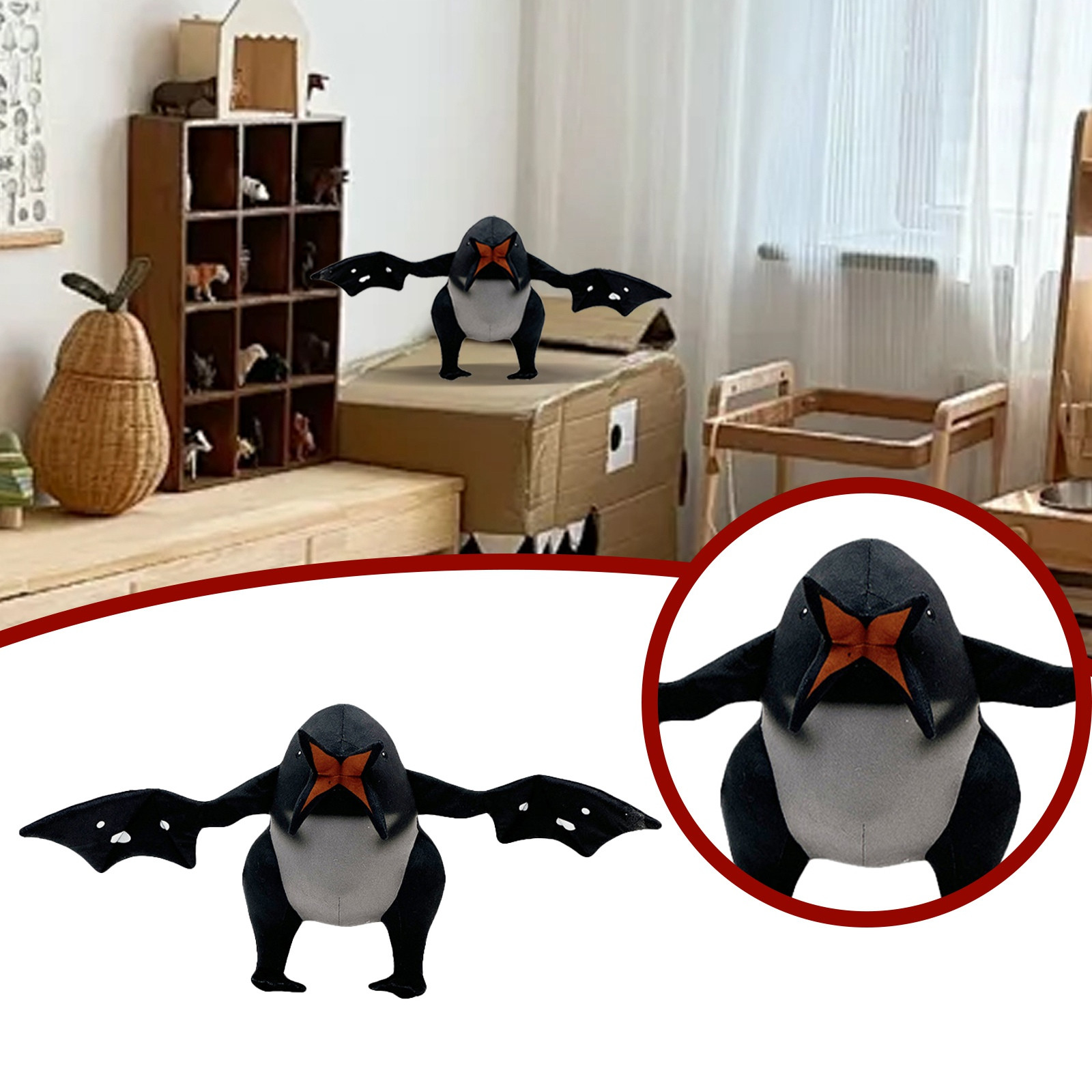 Diandenggg Interesting Penguin Toy Doll Novel Modeling - Walmart.com