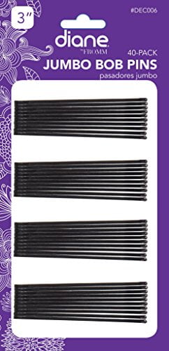 Diane Jumbo Bob Pins Black, 40/card - Walmart.com