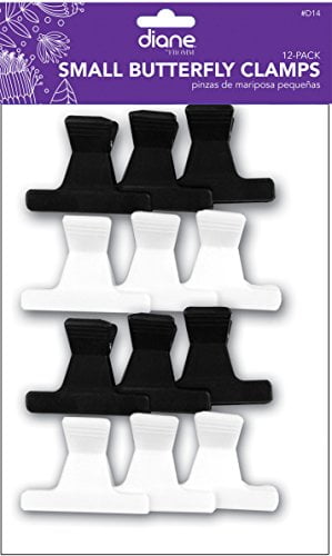 Diane Small Butterfly Clamps for Sectioning, Haircutting, Blow Drying ...