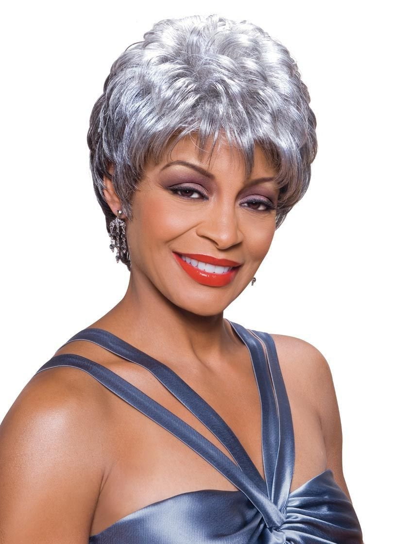 Diane Wig Color FS1B/30 - Foxy Silver Wigs Short Chic Pixie Wispy ...