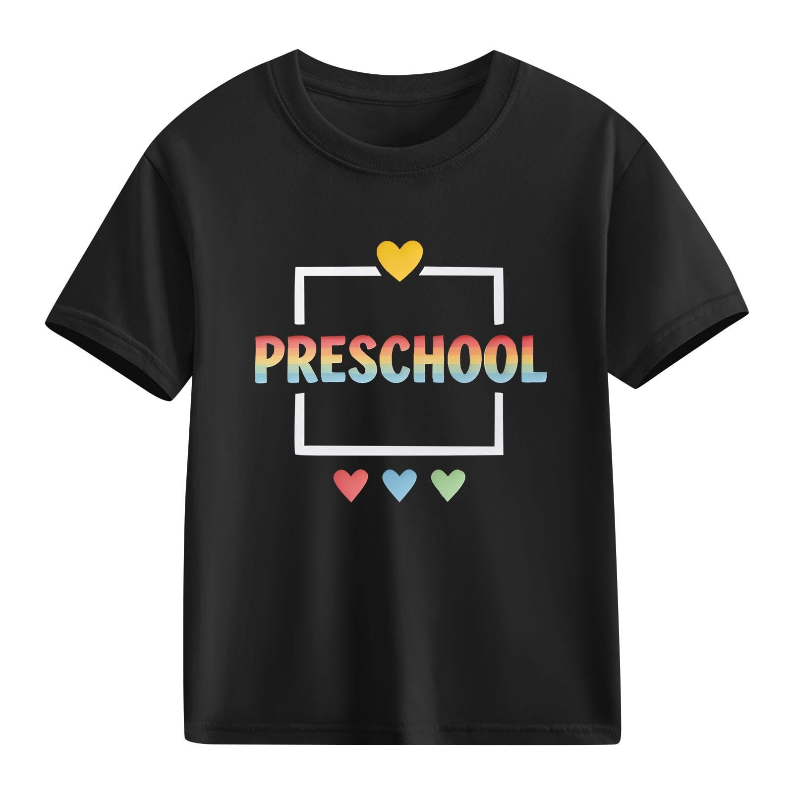 Dianli Back-to-School Kids Graphic T-Shirt Cute Cartoon Print Short ...