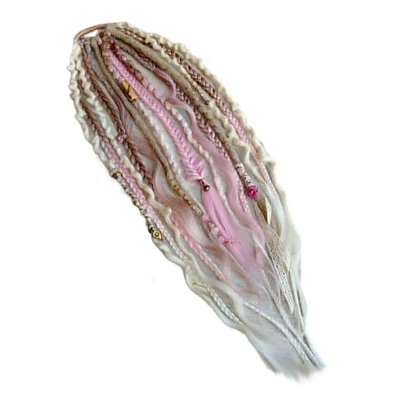 Dianli Braided Ponytail Hair Extension Elastic Wrap Around Messy Braid ...