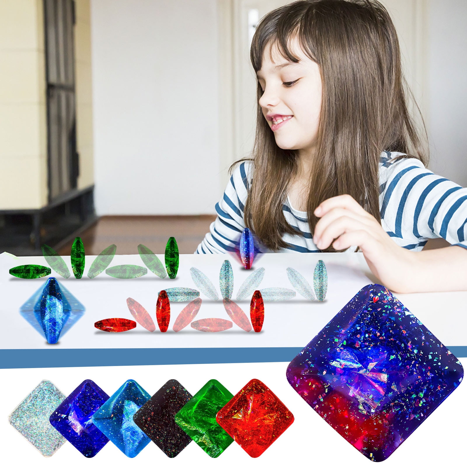 Dianli Colorful Luminous Fidget Star Toy with Kinetic Energy Release Mechanism for Stress Relief ...