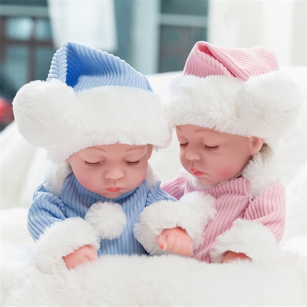 Dianli Doll Toys 11-Inch Soft Silicone Baby Doll Realistic Lifelike ...