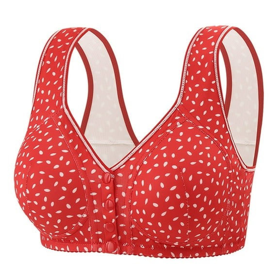 Dianli Everyday Wireless Bra Women's Front Closure Breathable Millet ...