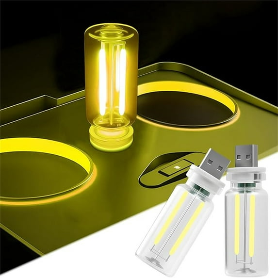 Dianli Gifts Car USB LED Night Light Bulb Ambient Interior Lighting USB ...