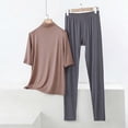 Dianli Gifts Cozy Loungewear Women's Modal Pajama Set Stand-Up Collar ...