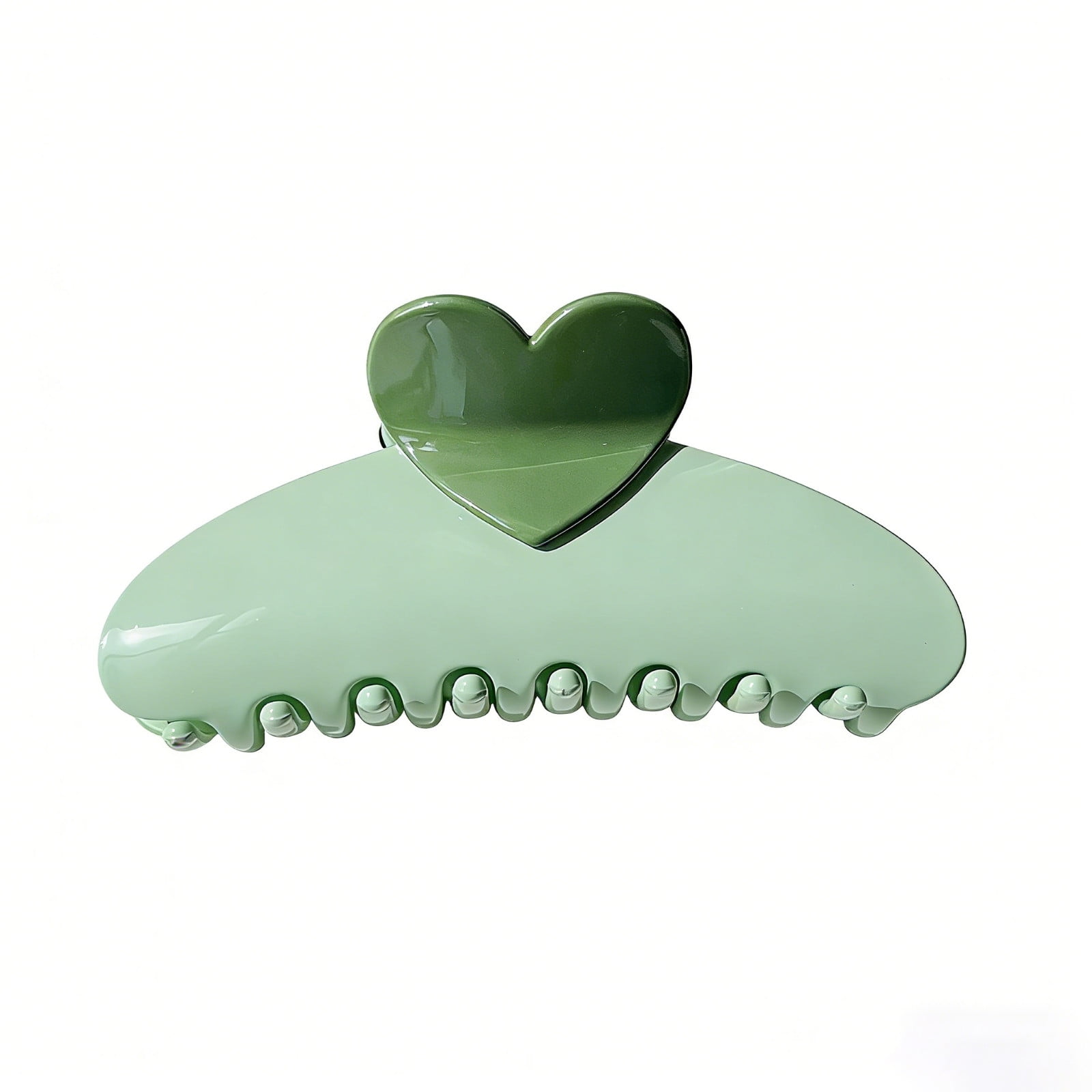 Dianli Gifts Hair Clips Heart Hair Claw Clip Large 5.1in Plastic Jaw ...