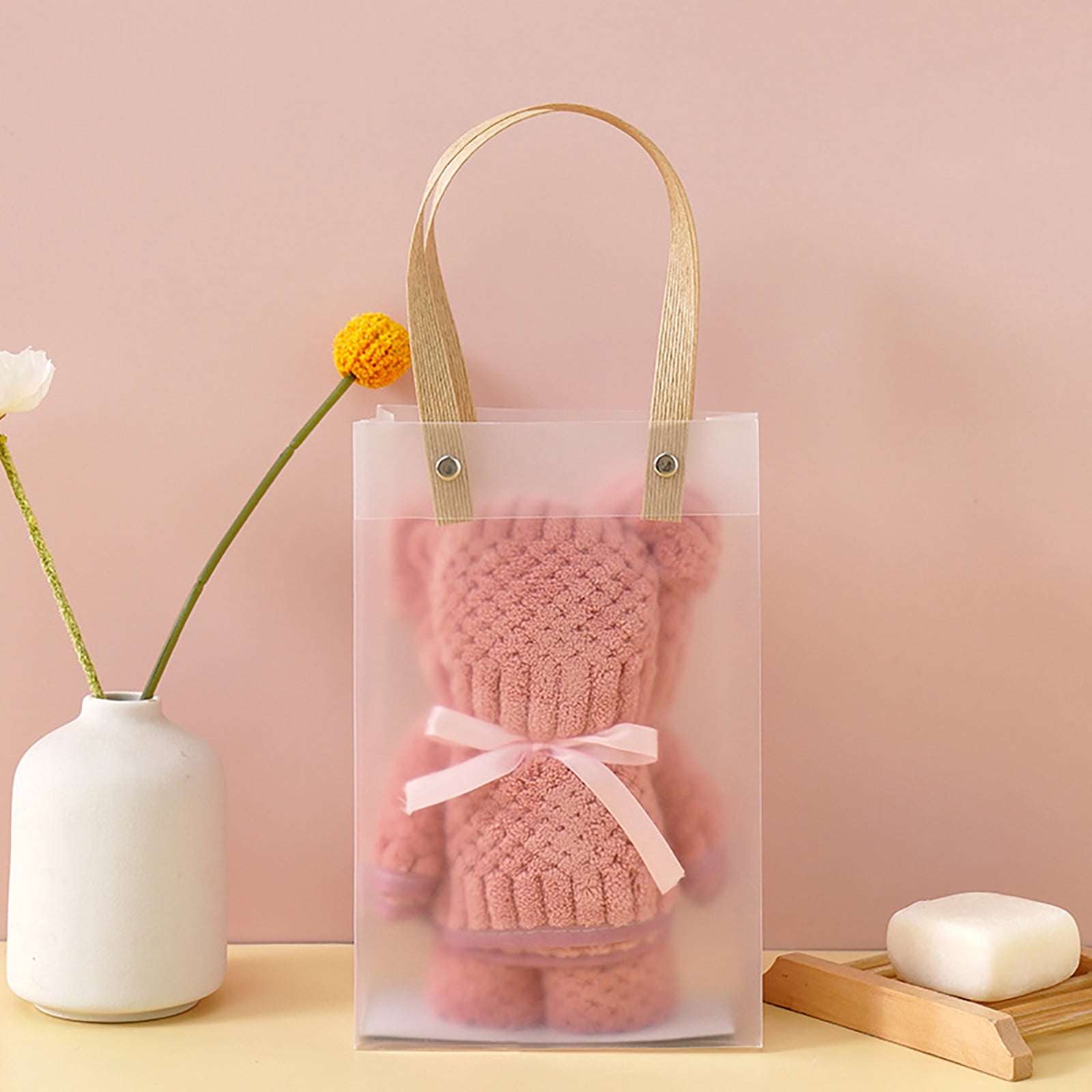 Dianli Housewarming Gift High-Density Plush Bear Hand Towel Cute Animal ...