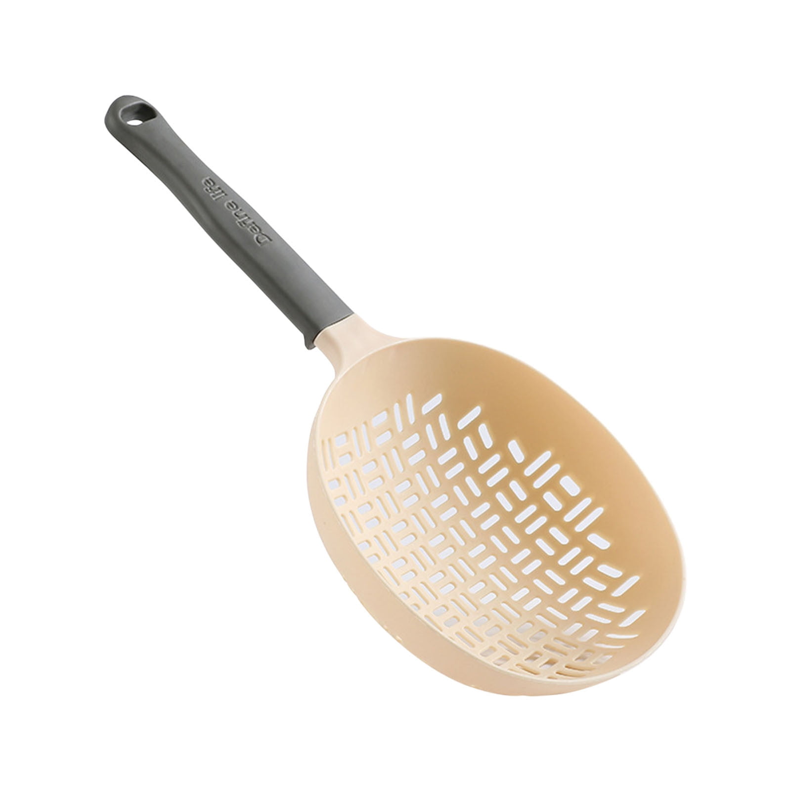 Dianli Kitchen Silica Gel Large Colander Long Handle Anti-Skid Round ...