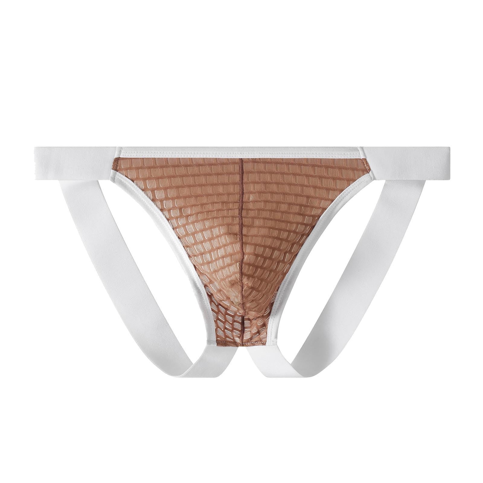 Dianli Men's Low Waist Thong Underwear High-Cut Double-Strap Minimal ...
