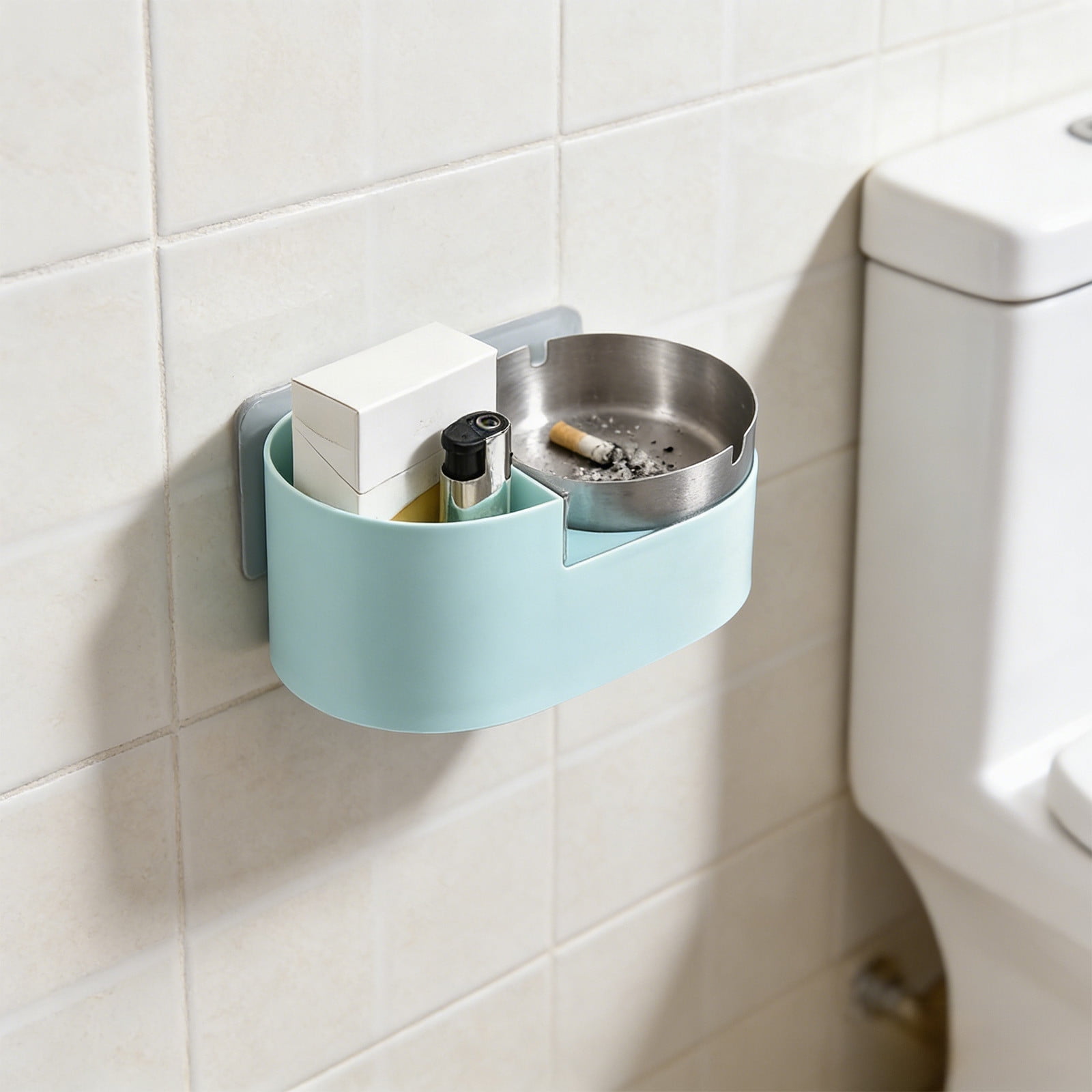 Dianli Patio Wall Mounted Ashtray With Lid Removable Stainless Steel ...