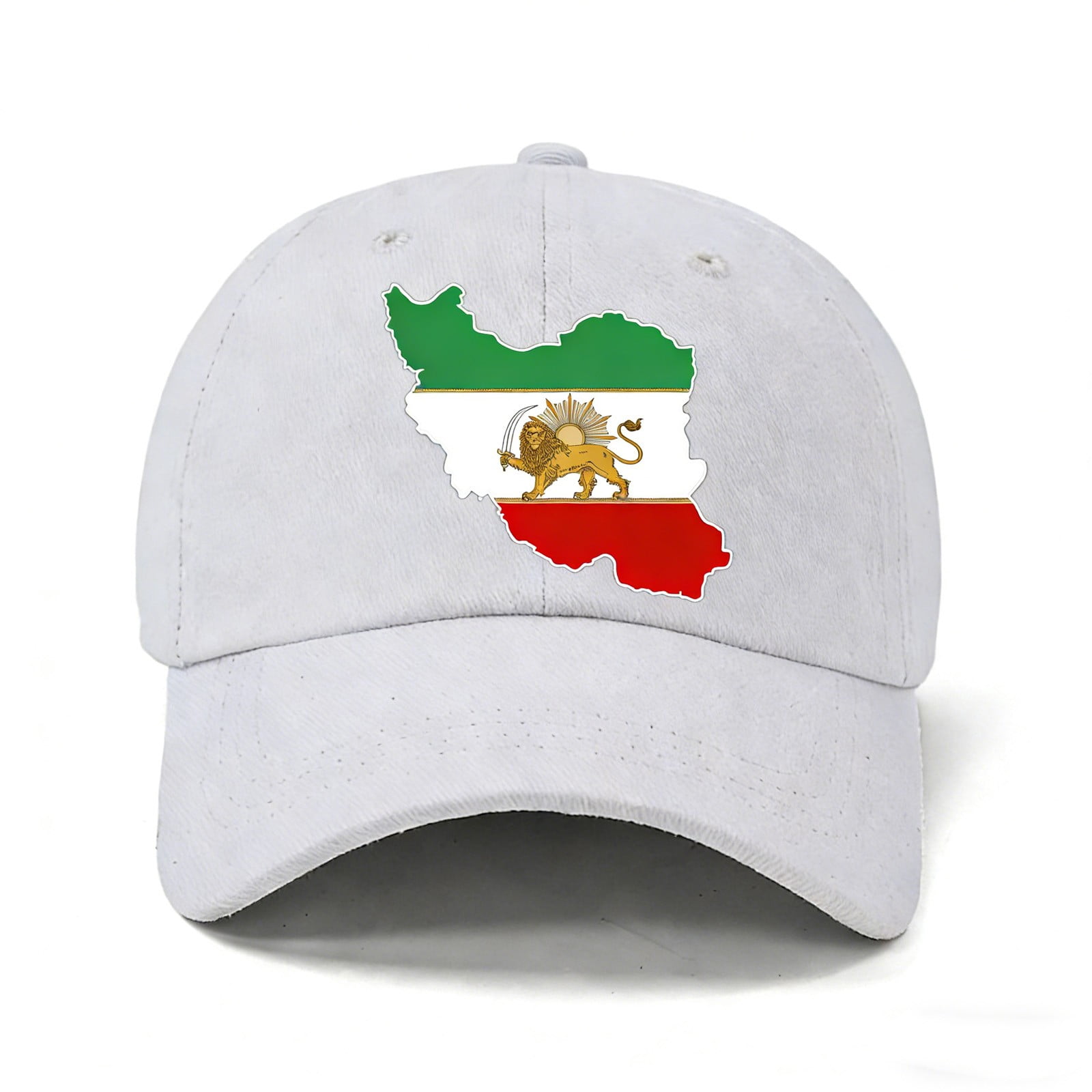 Dianli Patriotic Iranian Flag Map Baseball Cap Trucker Hat Distressed ...