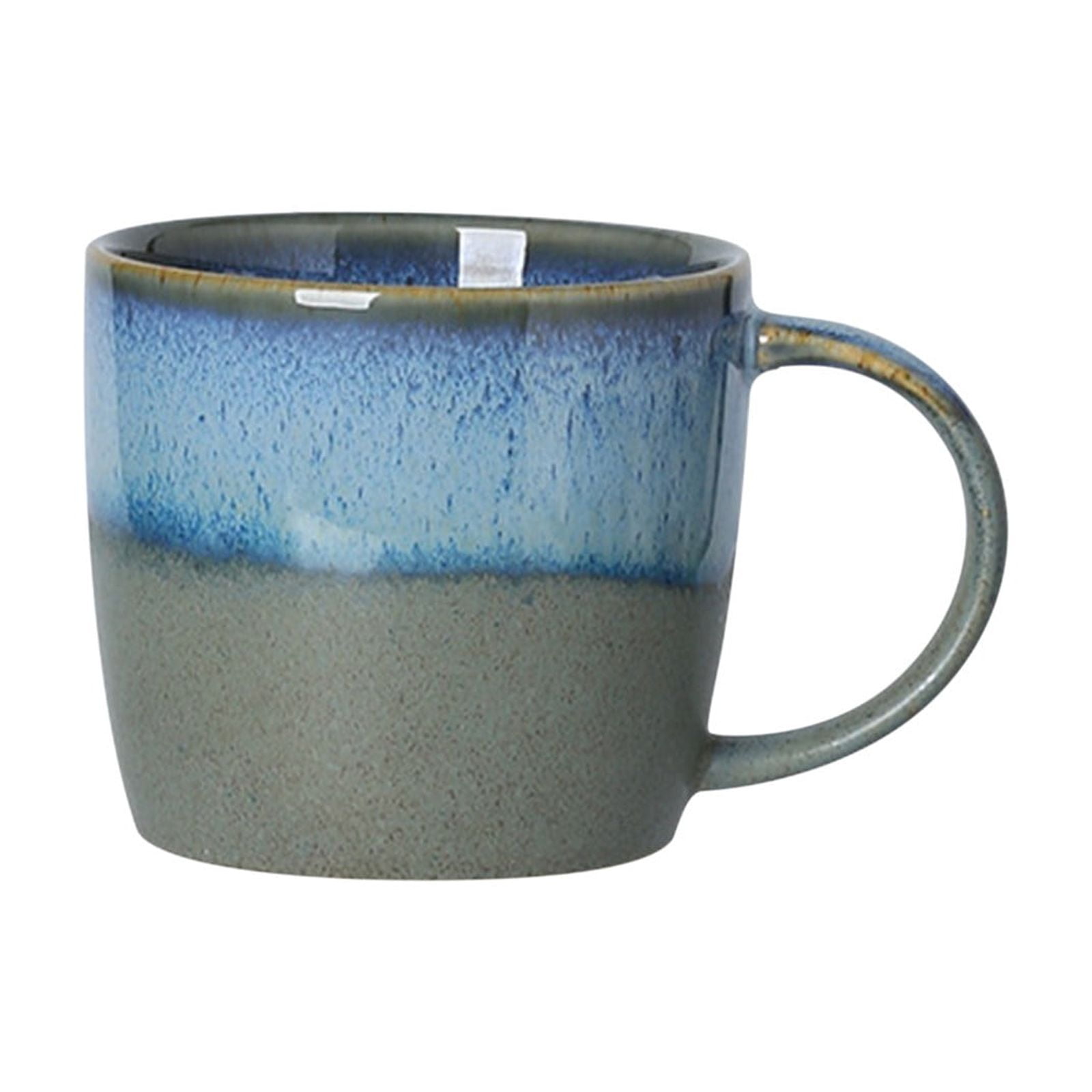 Dianli Savings Ceramic Gradient Coffee Cup Mug, Creative Insulated Hot/Cold Drink, Wide Mouth ...