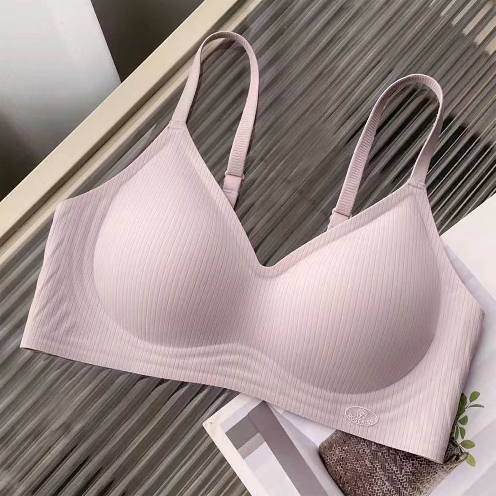 Dianli Savings Womens Seamless Lace Camisole Bra | Solid Color Stretch ...