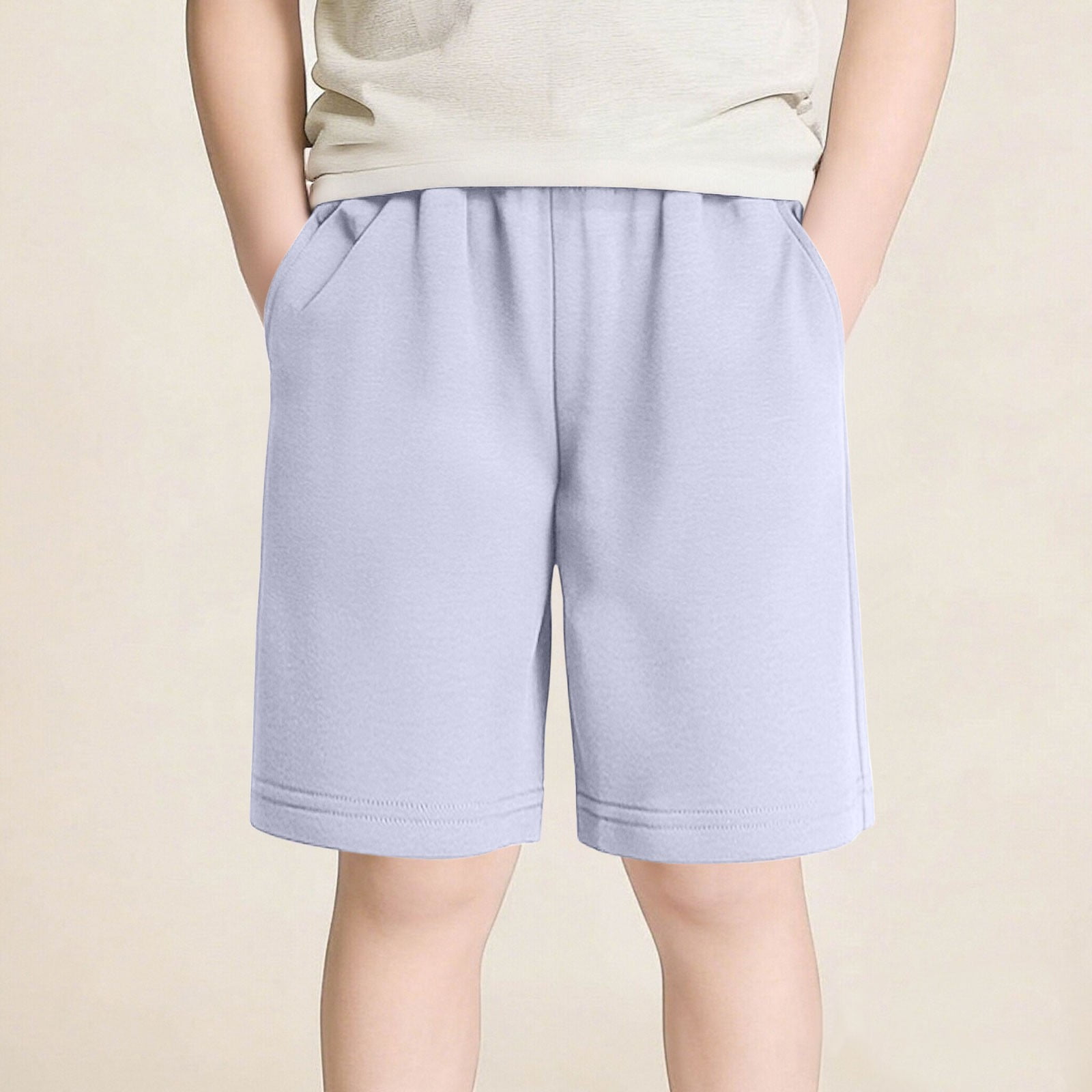 Dianli School Shorts Kids Loose Five-Quarter Athletic Shorts for Boys ...