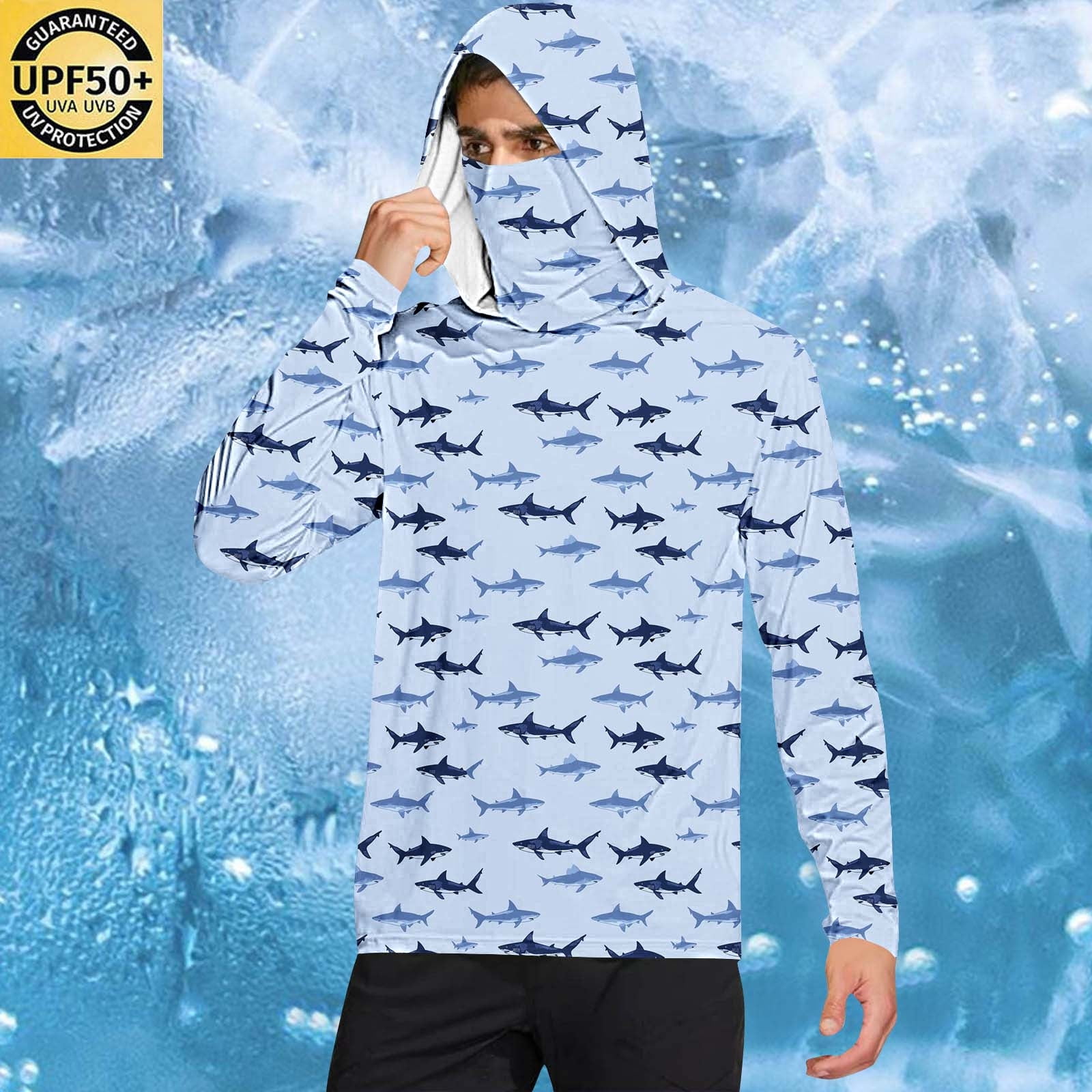 Dianli Summer Outdoor Men's Breathable Long Sleeve Hooded Sun Shirt ...