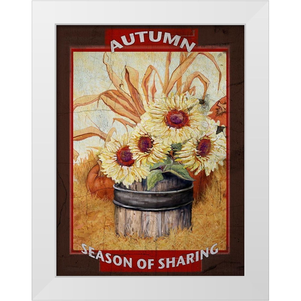 Diannart 15x18 White Modern Wood Framed Museum Art Print Titled ...