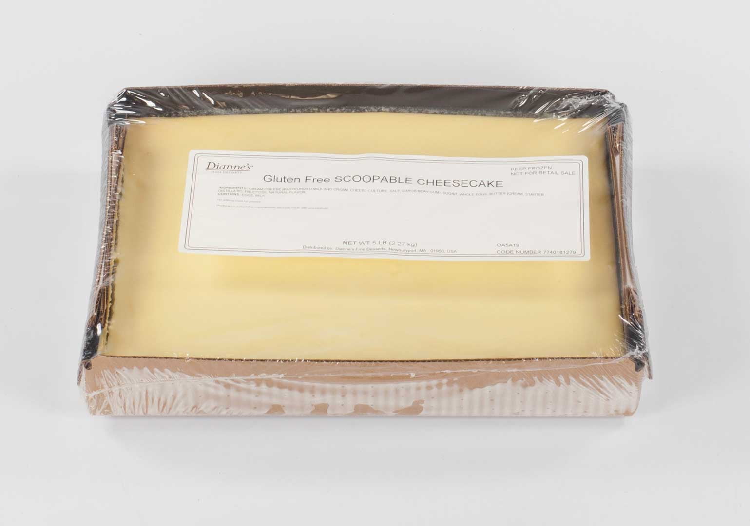 Diannes Gluten Free Scoopable Cheesecake, 80 Ounce -- 2 per case ...