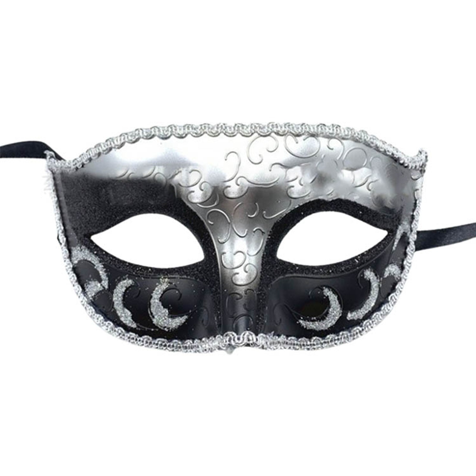 Dianopex Masquerade Mask Mardi Gras Party Mask Half Face Costume Fancy ...