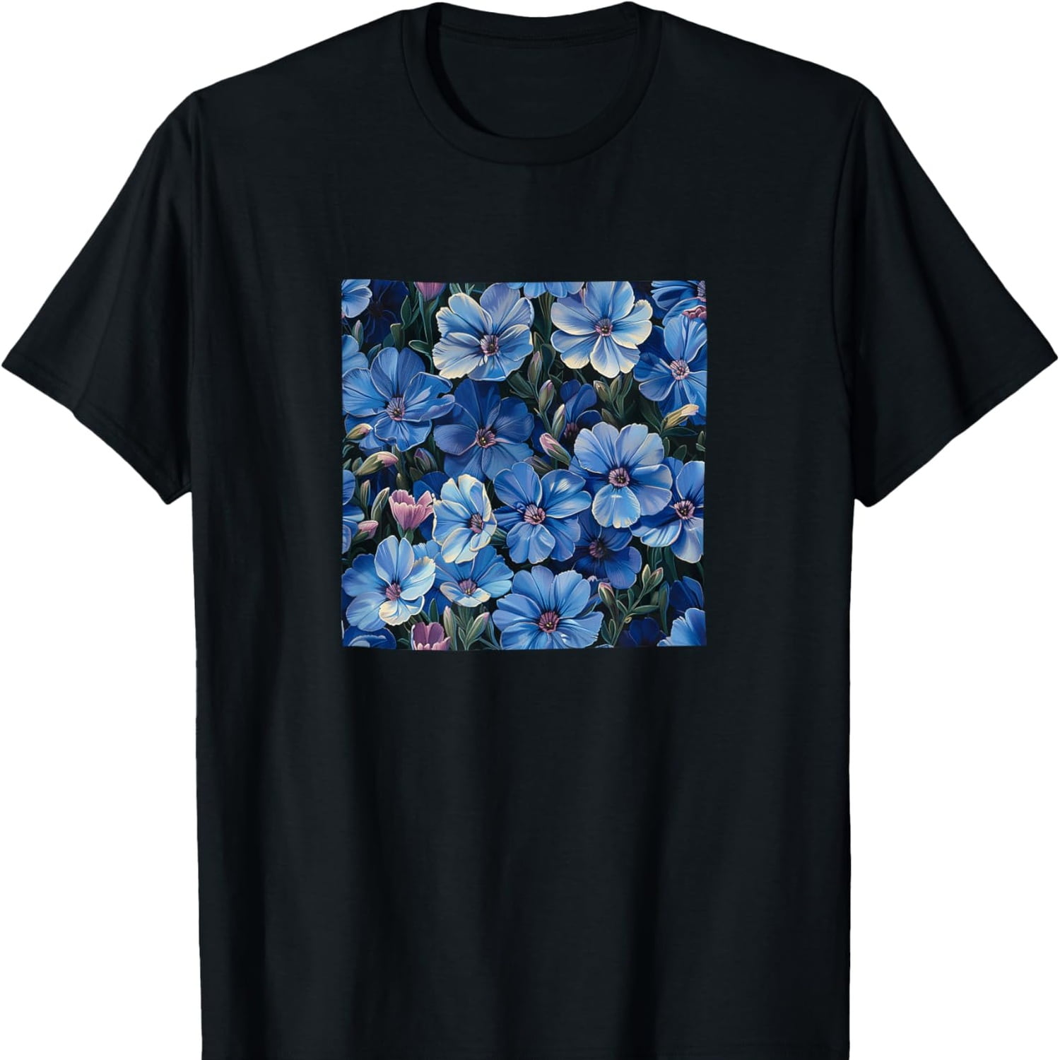 Dianthus Flower Pattern Graphic T-S1Hirt - Walmart.com