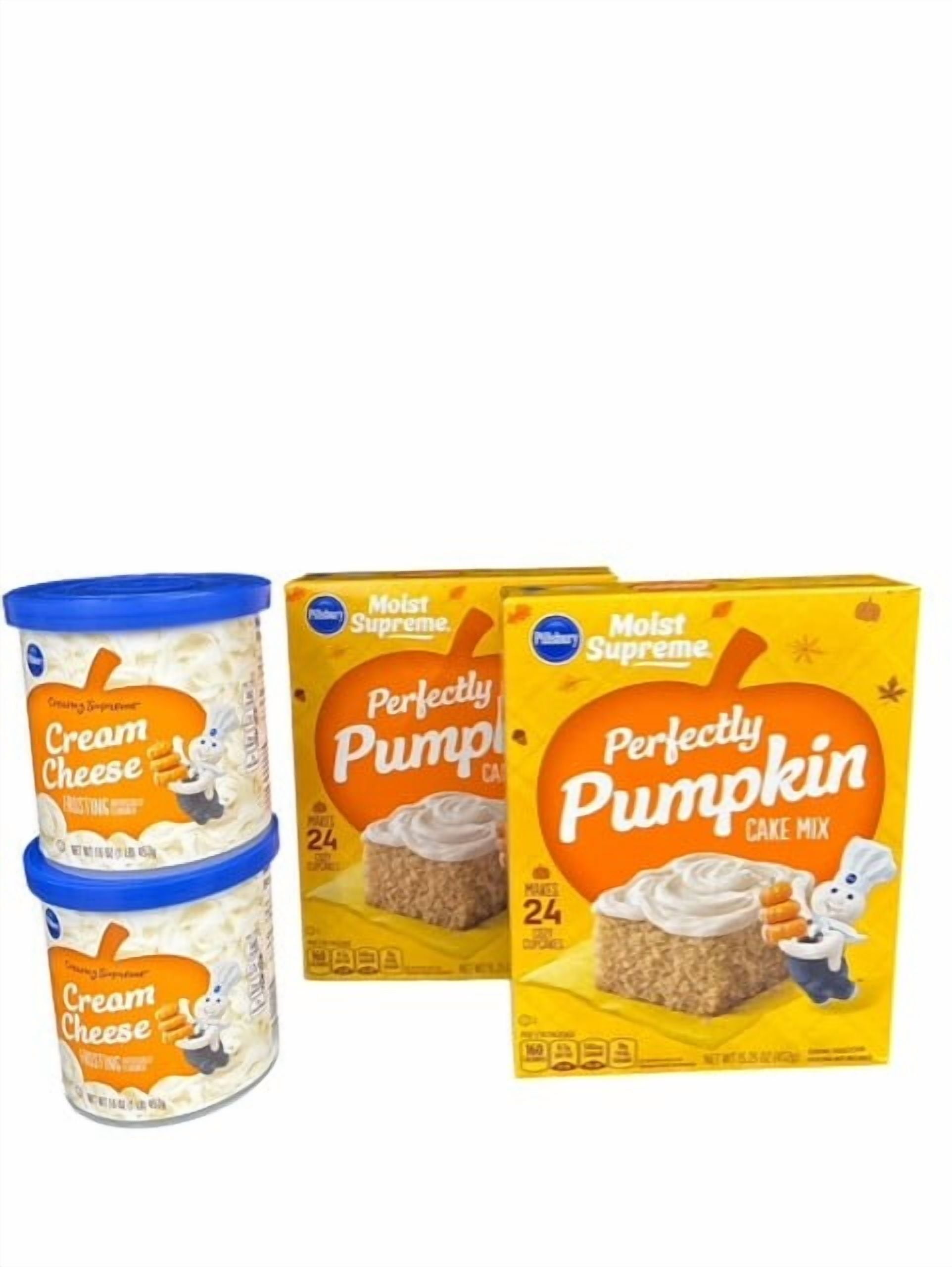 Holiday Bundle, 2 x Perfectly Pumpkin Cake Mix. 2 x Cream Cheese ...