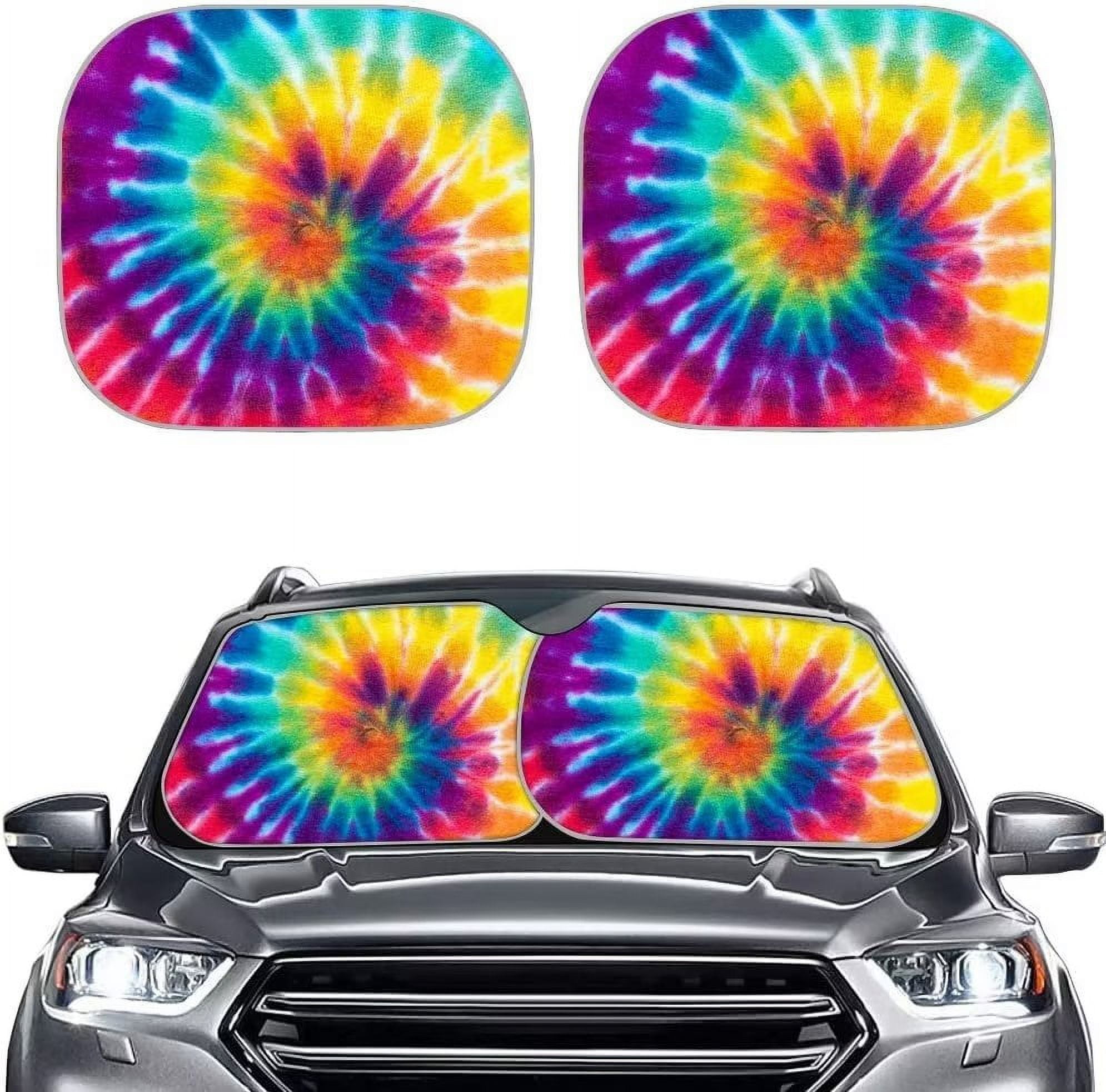 Diaonm 2-Piece Windshield Sun Shade, UV Block, Foldable, Universal Fit ...