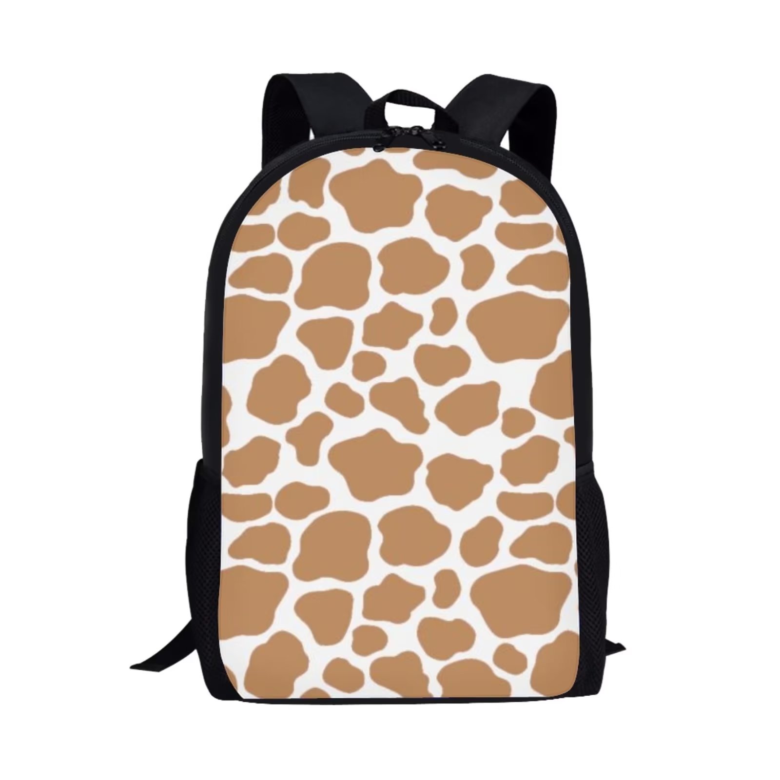 Diaonm Brown Cow Print Children School Book Bag Kids Printing Backpacks ...