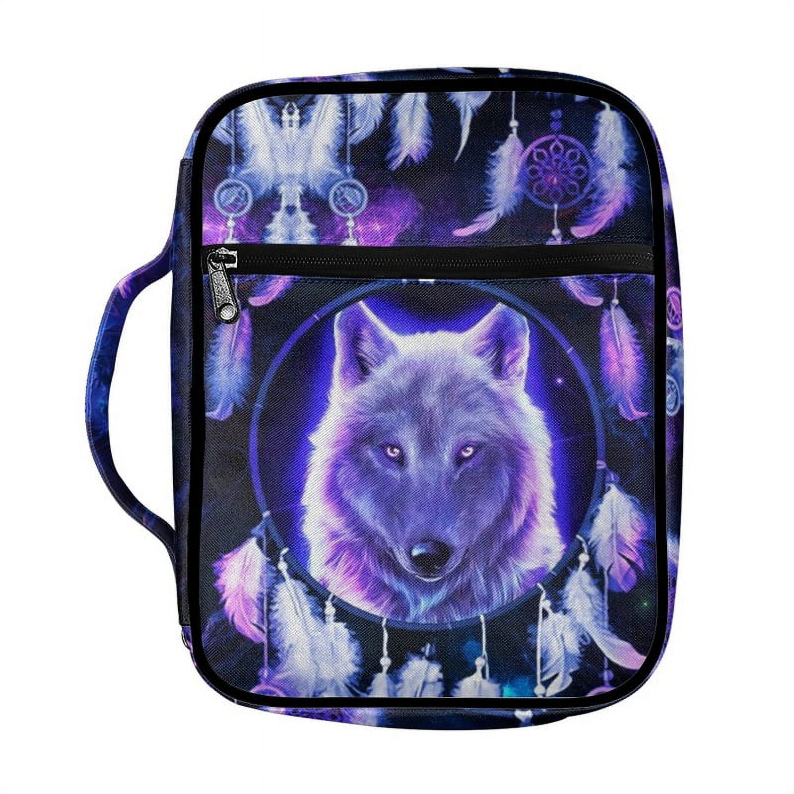 Diaonm Catching the Dream Net Wolf Bible Covers for Women Teen Girls ...