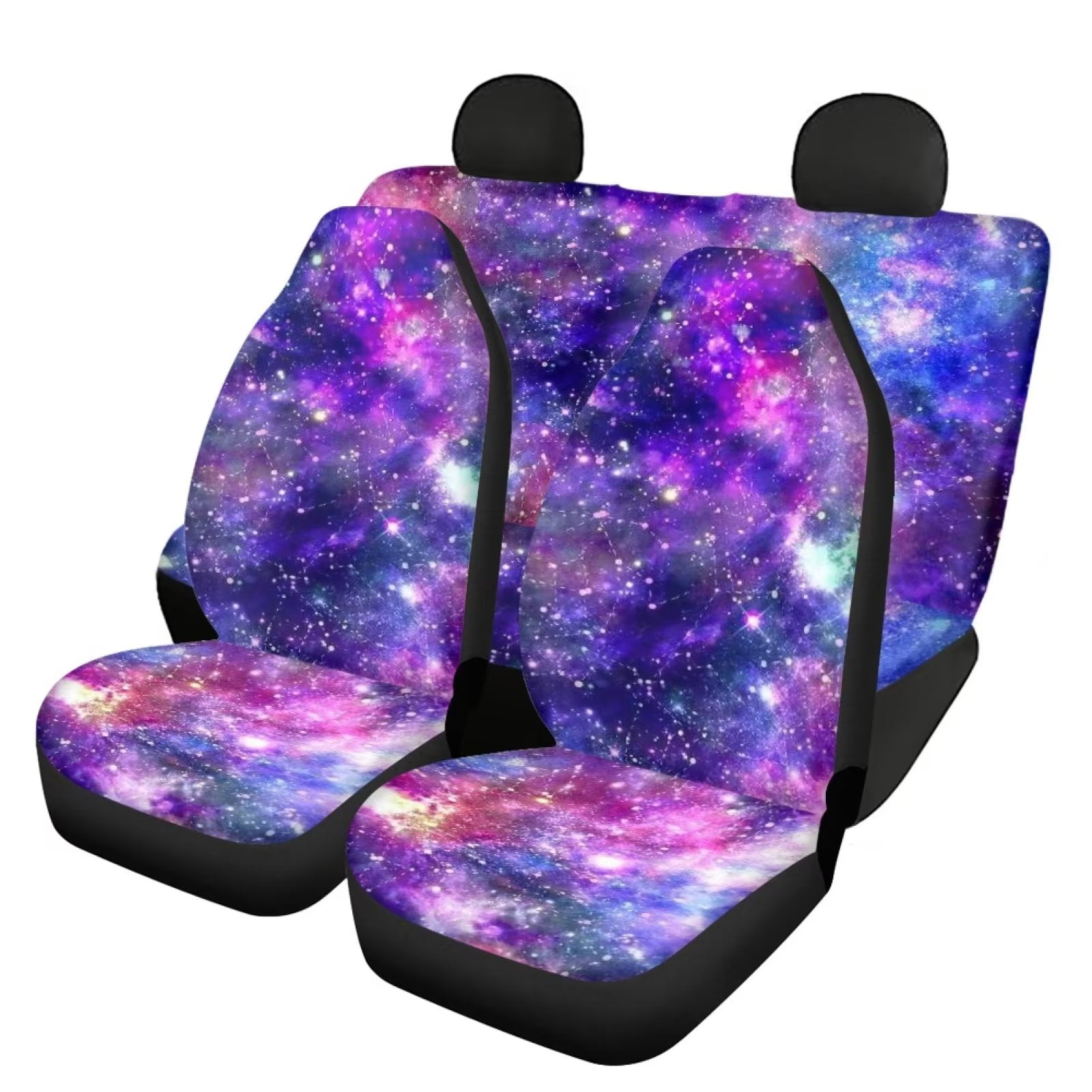 Diaonm Cosmic Starry Sky Car Seat Cover for Car SUV Van Truck Full ...