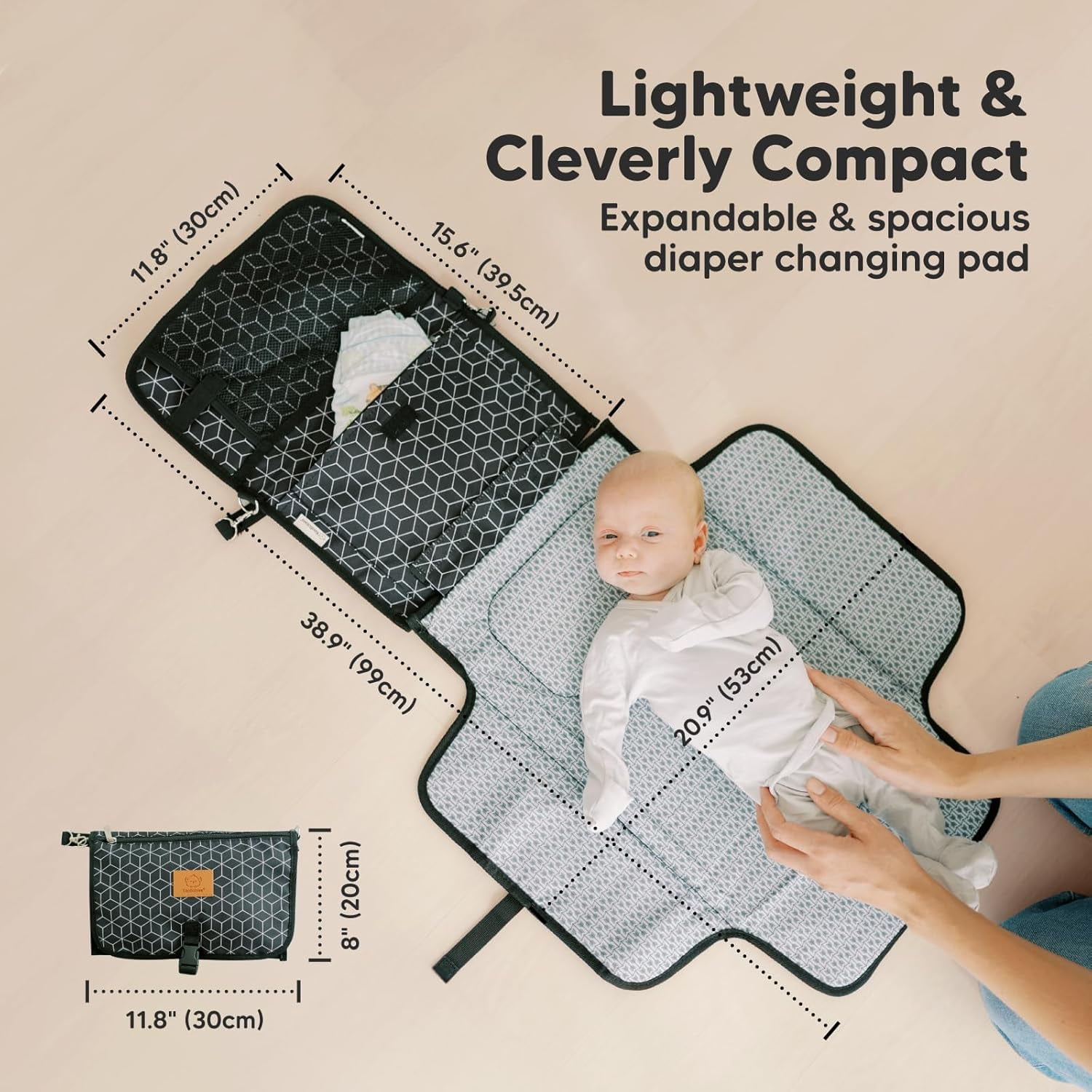 Diaper Bag Backpack and Portable Diaper Changing Pad - Multifunctional ...