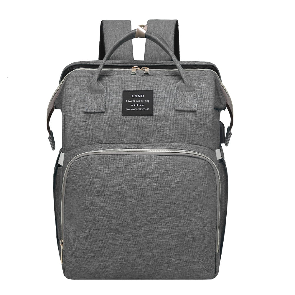 Land Diaper Bag Backpack, Large Baby Bag with Changing Station ...