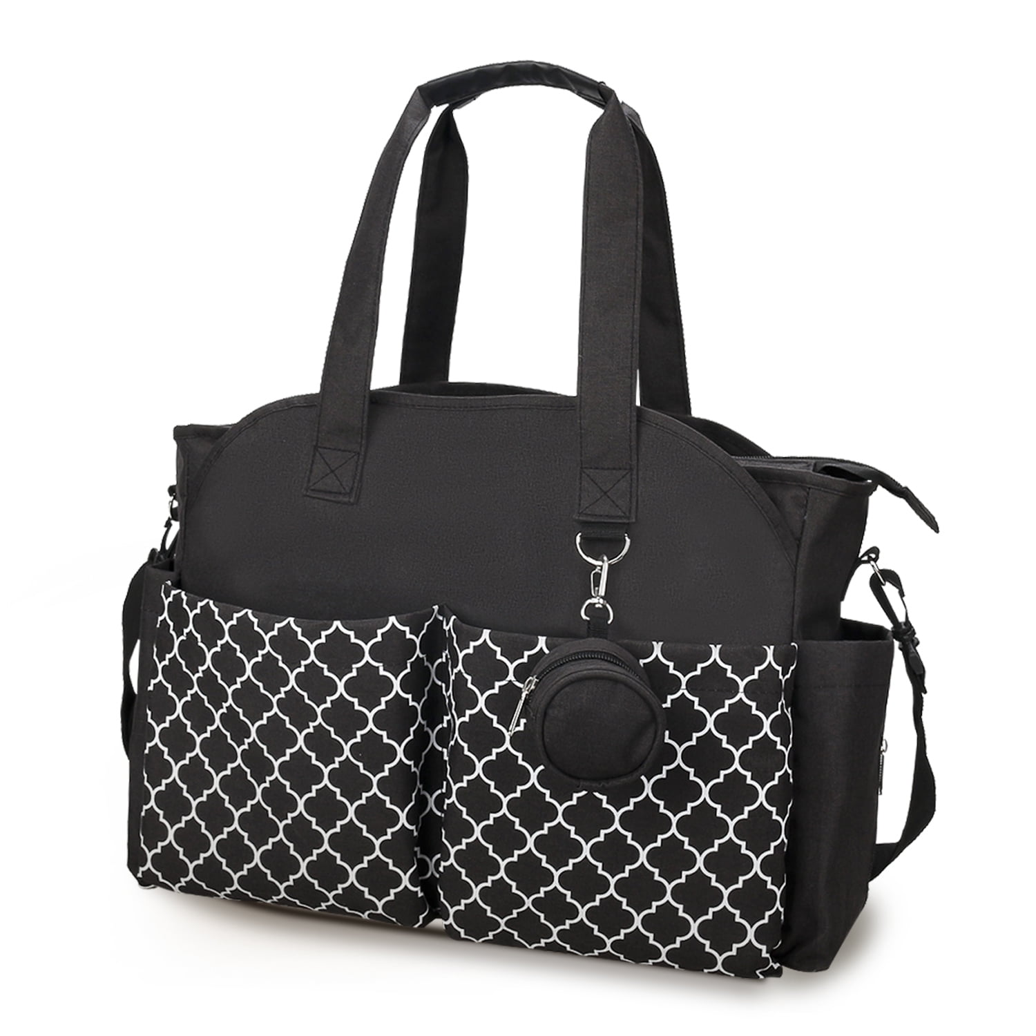 Diaper Bag TeqHome Tote Nappy Changing Bags with 14 Pockets 2 Burp ...