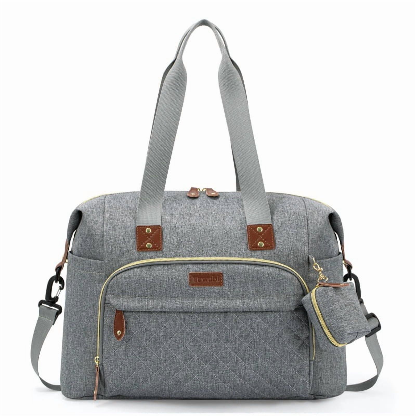 Diaper Bag Tote,Baby Diaper Bag with Pacifier Case Large Travel Diaper ...